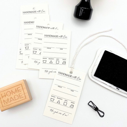 Handmade With Love Hang Tags