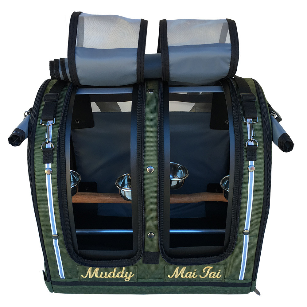 Double Bird Carrier for Amazon Parrot and Eclectus - Celltei