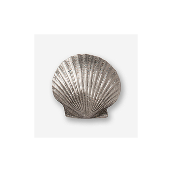 Fine Pewter Drawer Pulls - Scallop Convex