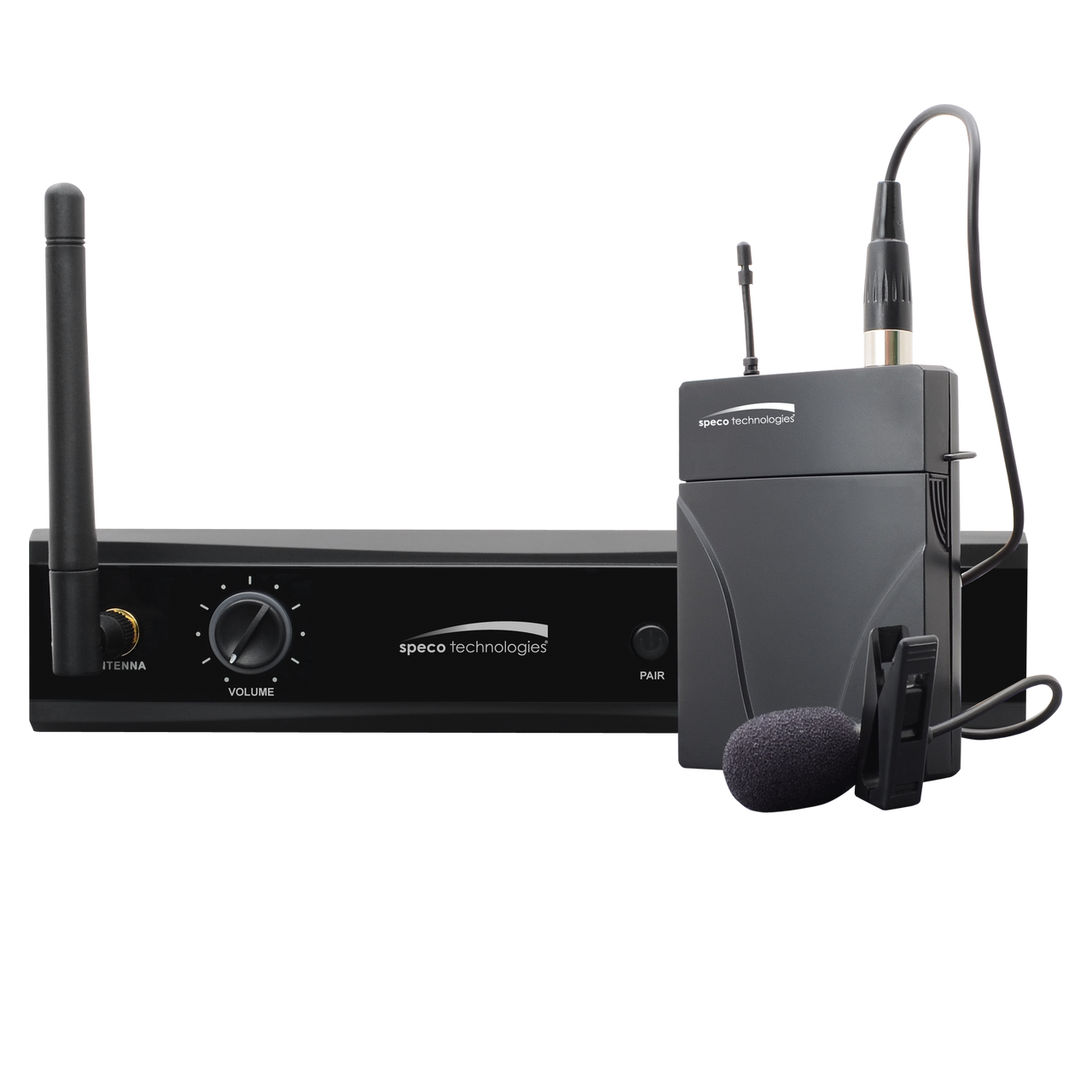 Speco | 2.4GHz Wireless Microphone Kit - Receiver + Bodypack | M24GLK ...