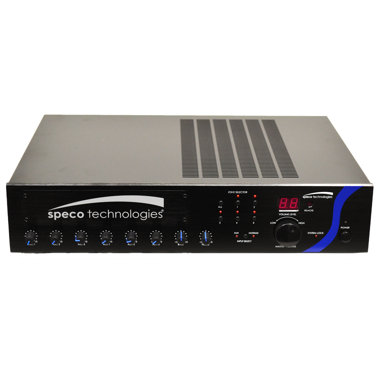Speco | 240W PA Mixer Amplifier with Module Bay | NDAA Compliant ...