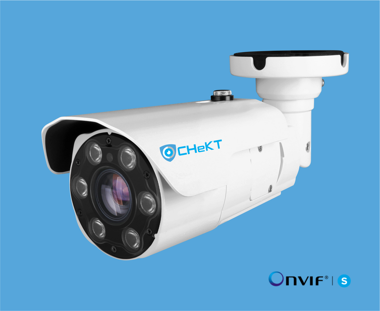 CHeKT | AI Outdoor Bullet, MFZ, IR | CKIPAi5MP-B-MR - SS&Si Dealer Network
