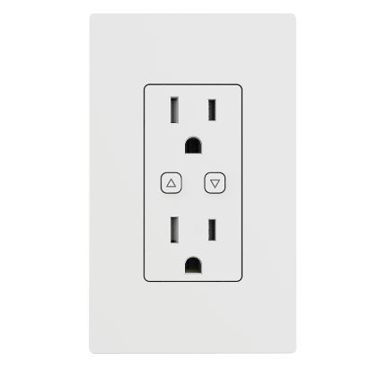 IQ Smart Socket-PG – PowerG Smart In-Wall Socket with Dual Outlets