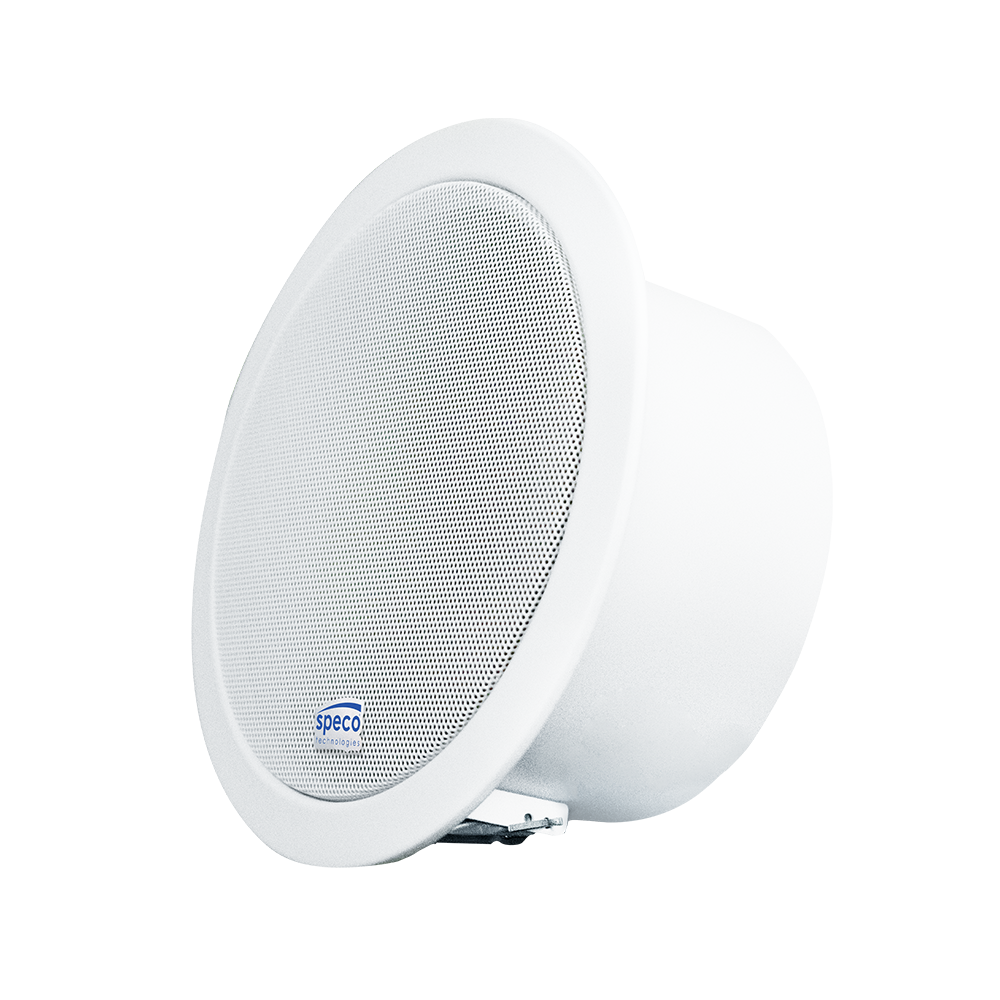 Speco | 15W IP Ceiling Speaker PoE w/ Mic | SPIPC6AM - SS&Si Dealer Network