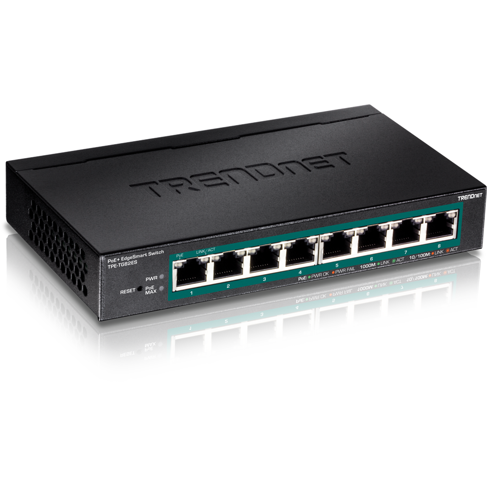 8-Port Gigabit EdgeSmart PoE+ Switch (61W) - SS&Si Dealer Network