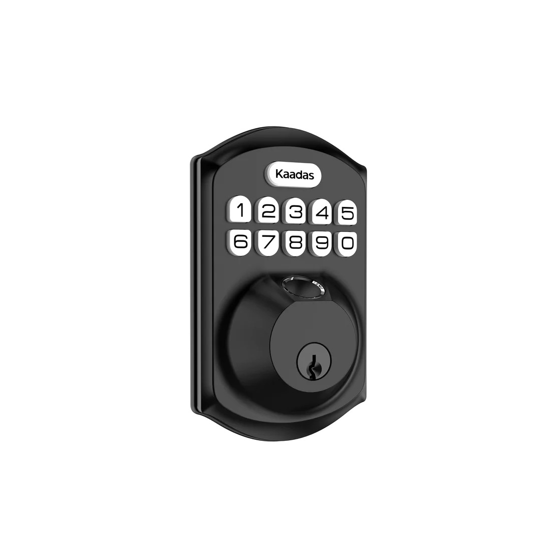 Kaadas | Grade 2 Lock - Keypad Fingerprint/Biometrics/Code/ Key - Black ...