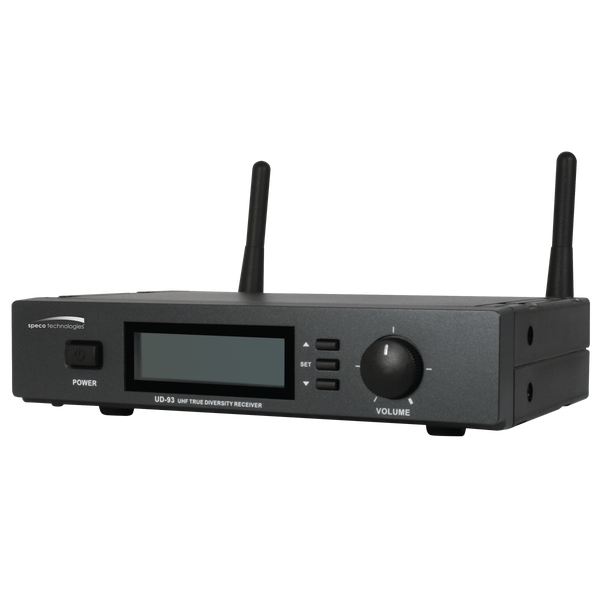 Speco | Single Channel Diversity UHF Receiver | NDAA Compliant ...