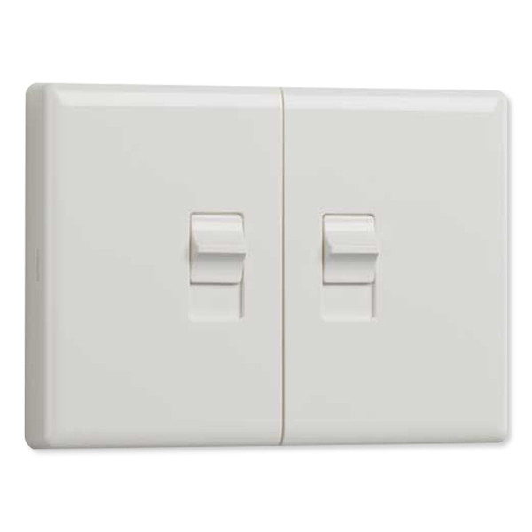 Toggle style, Dbl Gang Z-Wave Plus Smart light switch controller ...