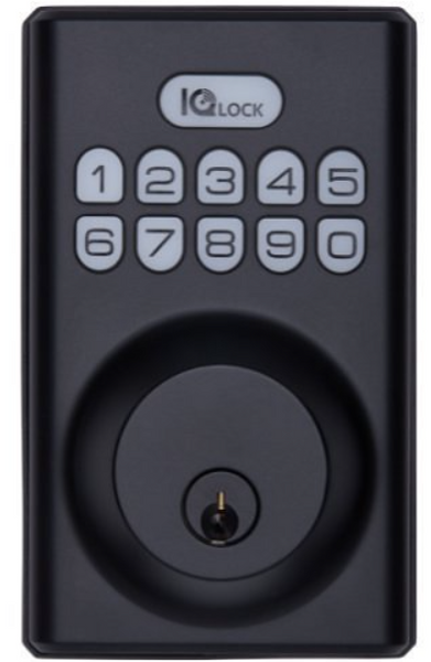 Qolsys | PowerG Door lock, Matte Black | IQDLK-PGK-MB - SS&Si Dealer ...