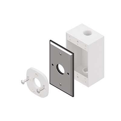 Alarm.com ADC-OB101 Single-Gang Outlet Box Adapter for ADC-V723 Camera