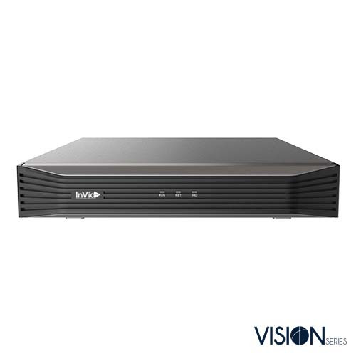 InVid | VN2A-4X4/2TB | 4 Ch NVR with 4 Plug & Play Ports, 80 Mbps, 4K ...