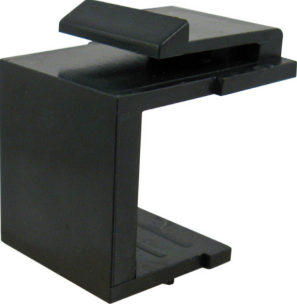 Blank Black Keystone Insert (UL) | VC-037-328BK - SS&Si Dealer Network