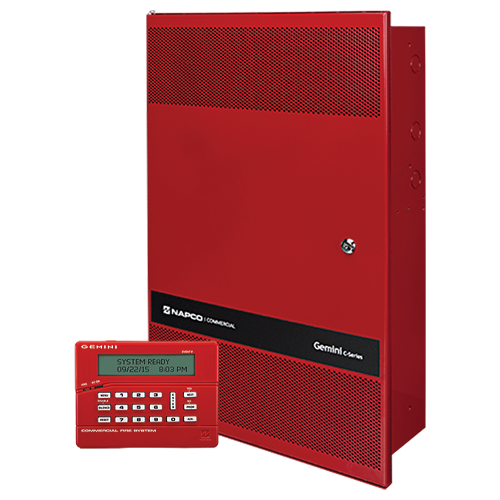 Napco | GEM-C 128 Zone Commercial Combo Fire/Burg Alarm Panel Kit ...