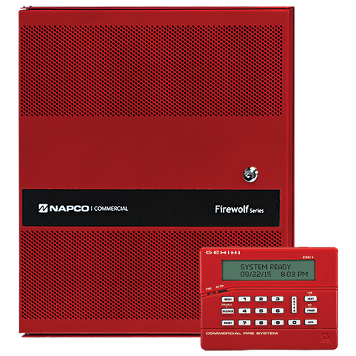 Napco | GEM-C 32 Zone Commercial Fire Alarm Panel Kit, includes - Small ...