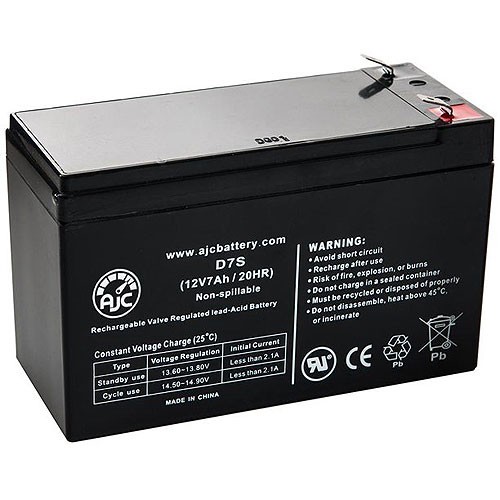 DSC | 12V, 7Ah, rechargeable, sealed lead acid battery | BD7-12 - SS&Si ...