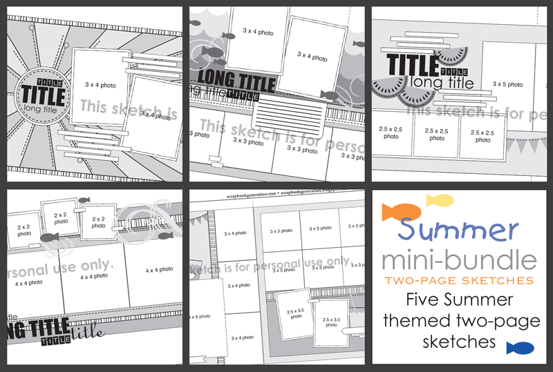 * DIGITAL DOWNLOAD * MINI-BUNDLE: August 2014 - Summer Theme #2 ...