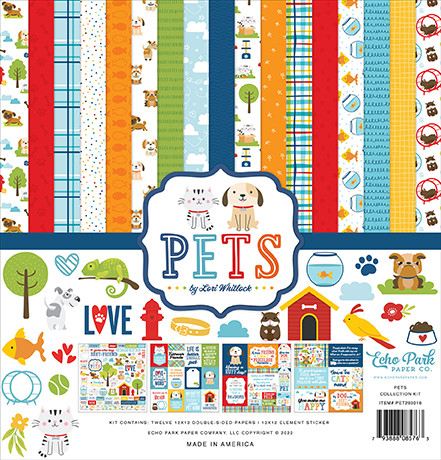 ECHO PARK Pets Collection Kit - Scrapbook Generation