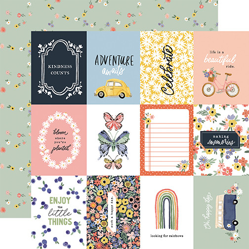 CARTA BELLA Here There & Everywhere 12x12 Paper: 3x4 Journaling Cards ...