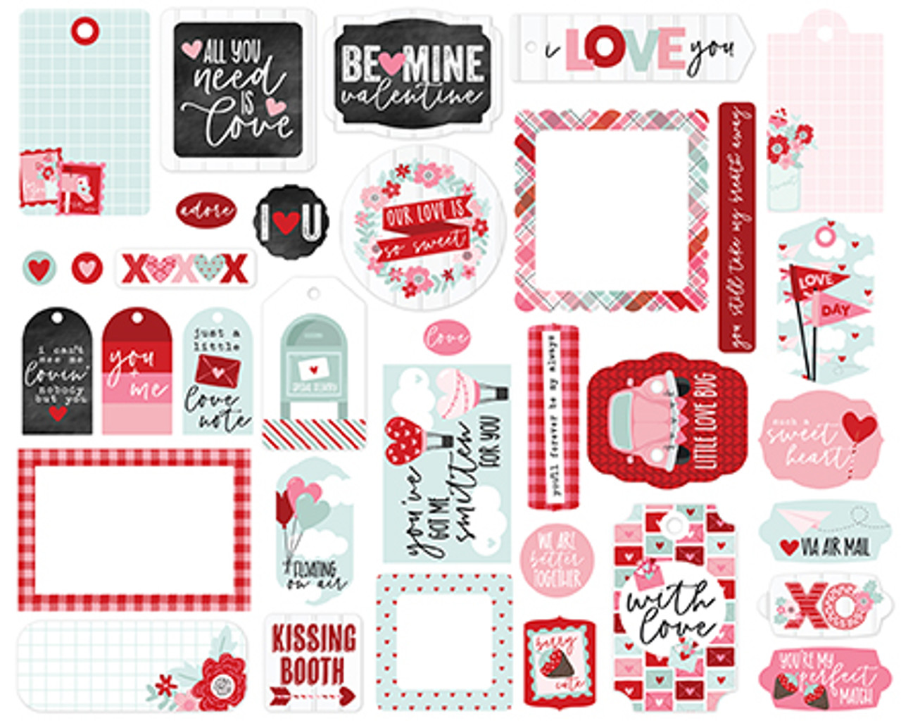 ECHO PARK Love Notes Frames & Tags - Scrapbook Generation ECHO PARK Love Notes Frames & Tags - Scrapbook Generation