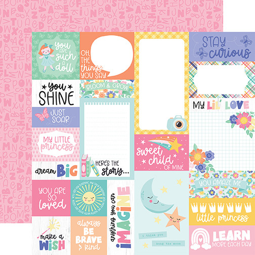 ECHO PARK My Little Girl 12x12 Paper: Multi Journaling Cards ...