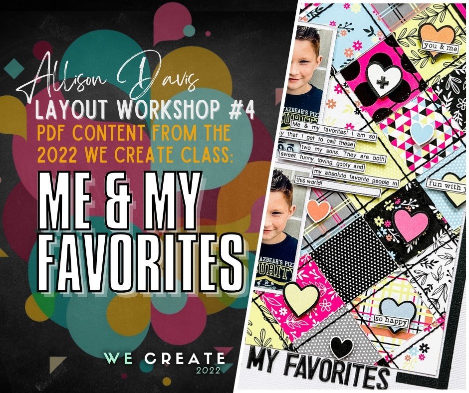 DIGITAL DOWNLOAD: 2022 We Create Class PDFs - Me & My Favorites ...