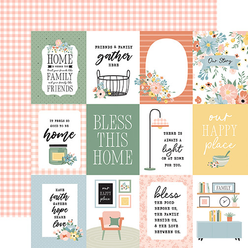 ECHO PARK Our Happy Place 12x12 Paper: 3x4 Journaling Cards - Scrapbook ...