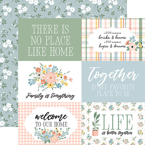 ECHO PARK Our Happy Place 12x12 Paper: 6x4 Journaling Cards - Scrapbook ...