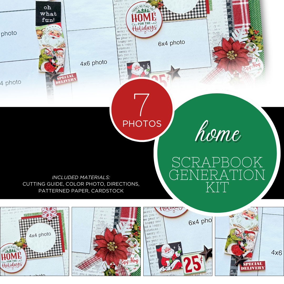 SCRAPBOOK GENERATION Home - 1 Layout Kit - Scrapbook Generation
