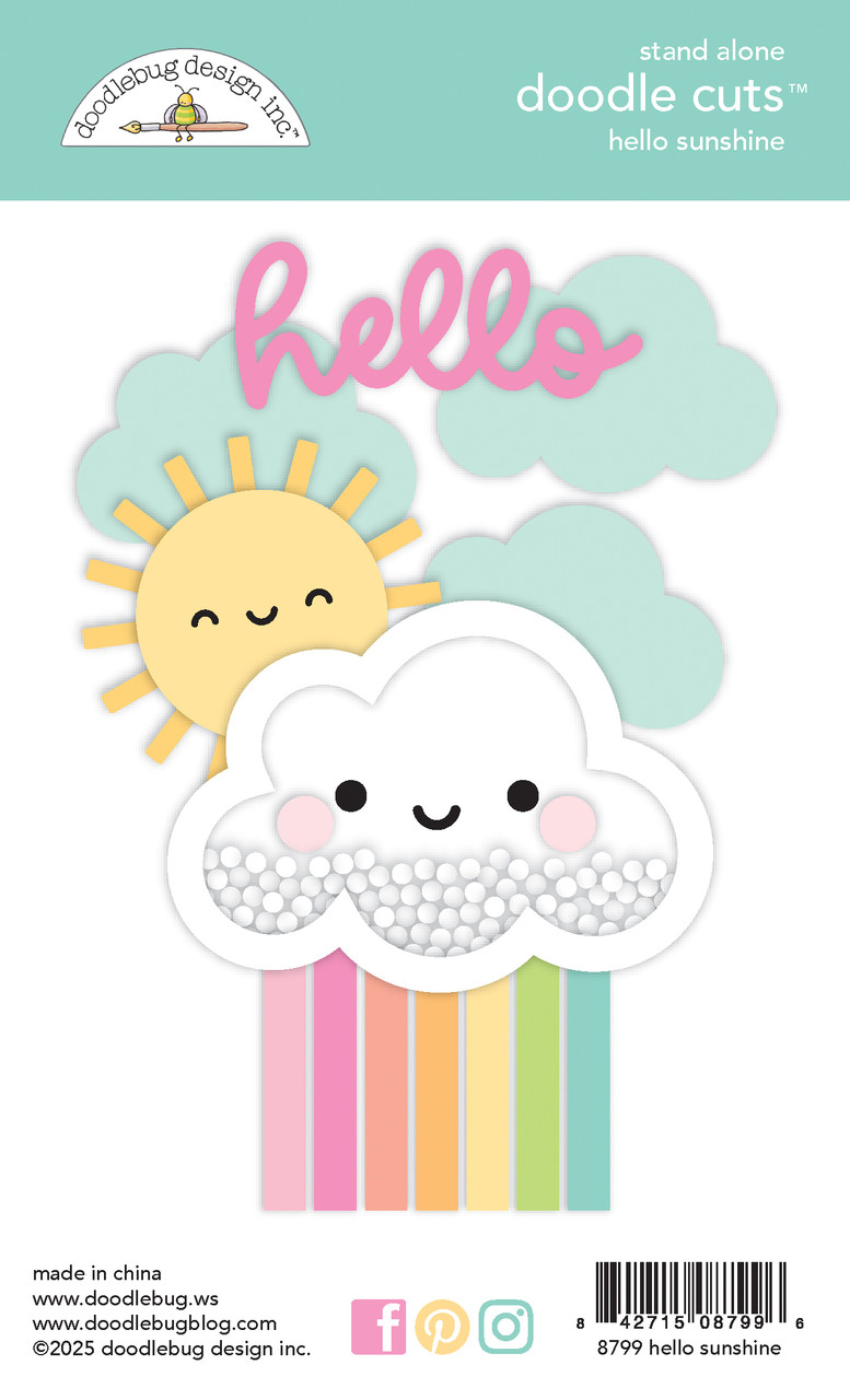 DOODLEBUG DESIGNS Doodle Cuts: Hello Sunshine - Scrapbook Generation