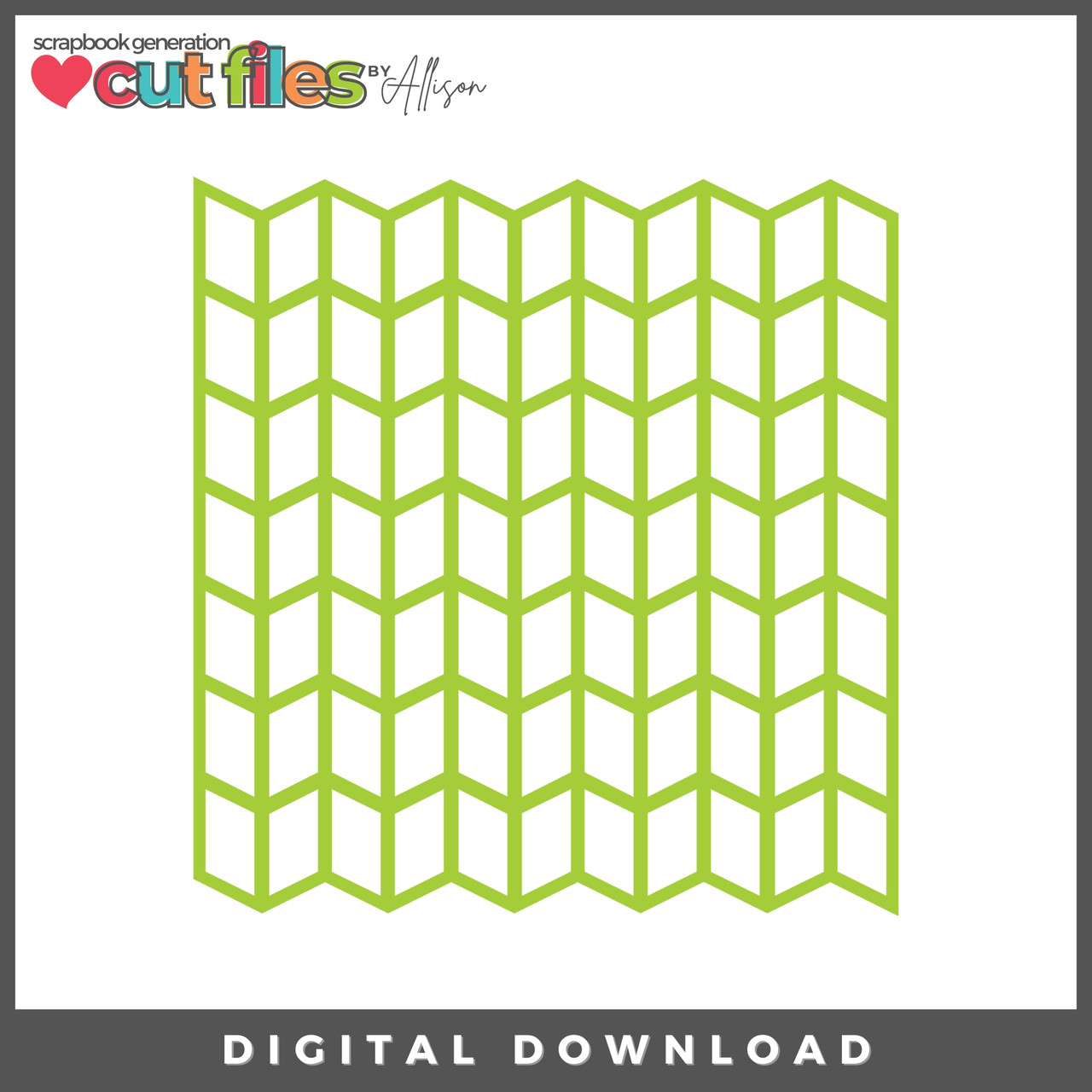 DIGITAL DOWNLOAD: Cut Files by Allison - Angled Pieces Pattern #1 ...