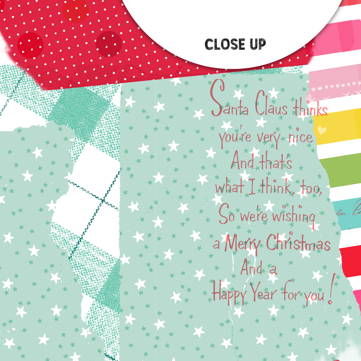 PRETTY LITTLE STUDIO Candy Cane 12x12 Paper | Santa Shop (single sided ...