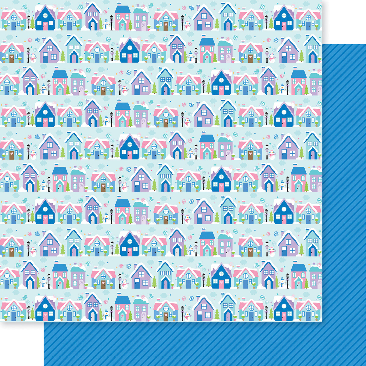 BELLA BLVD Snowflake Season 12x12 Paper: Snow Place Like Home ...