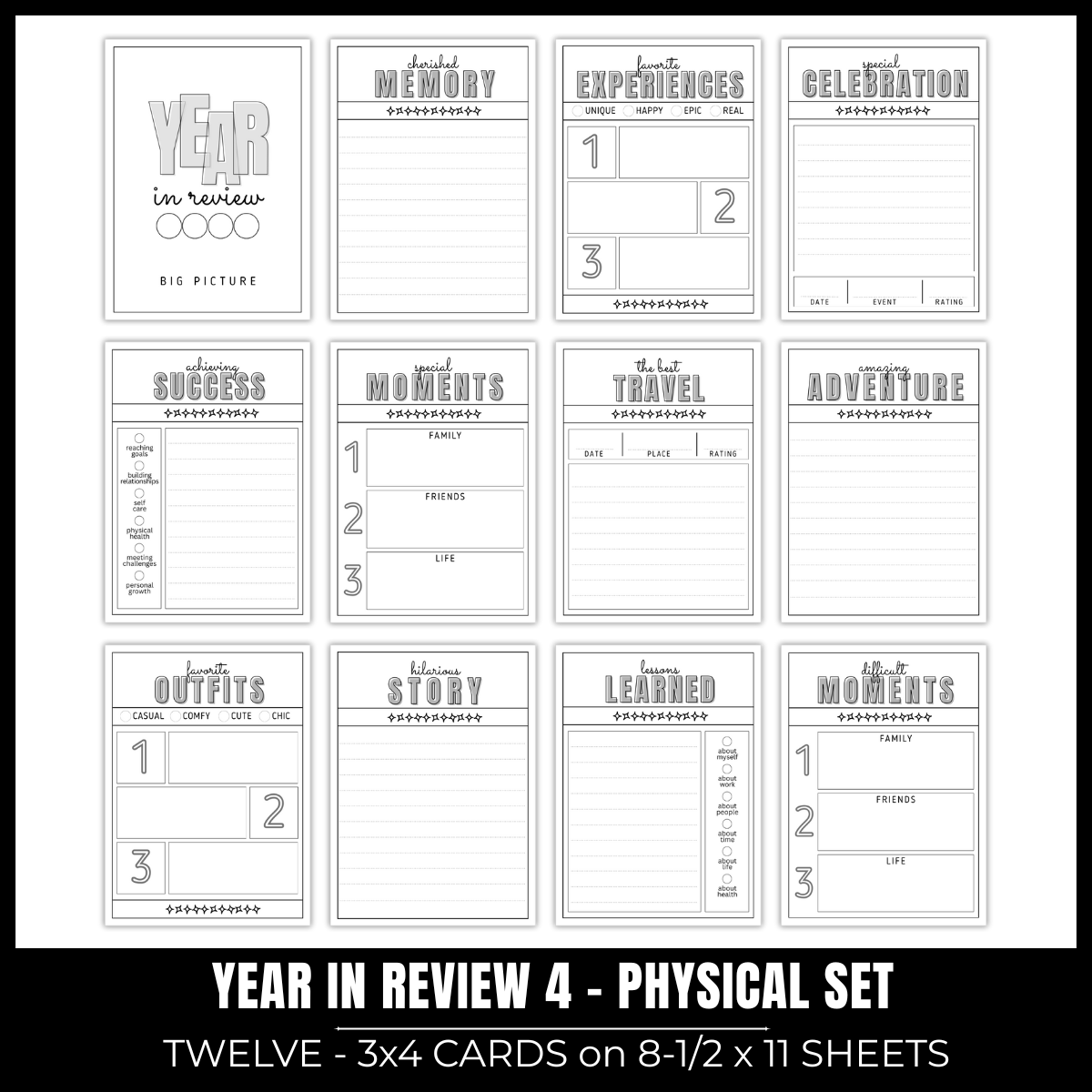 SCRAPBOOK GENERATION Printed Papers | Year in Review 4 - Big Picture ...