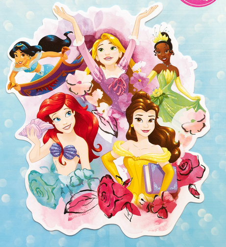 EK SUCCESS Large Flat Sticker: Disney Princesses - Scrapbook Generation