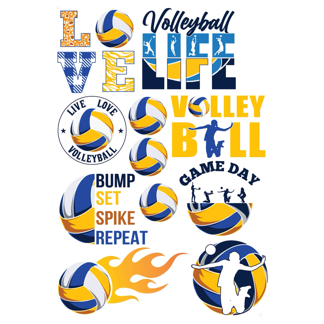 PREORDER - ships April: SSC DESIGNS Go Big Sports Ephemera: Volleyball ...