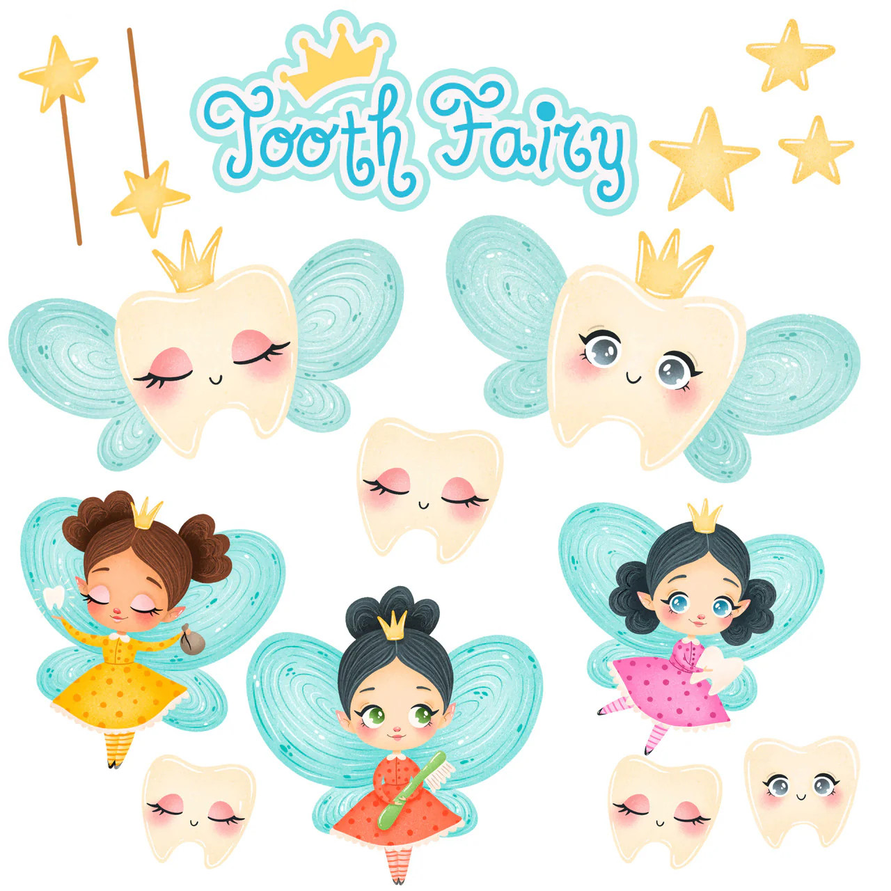 PREORDER - ships April: SSC DESIGNS Tooth Fairy Ephemera - Scrapbook ...