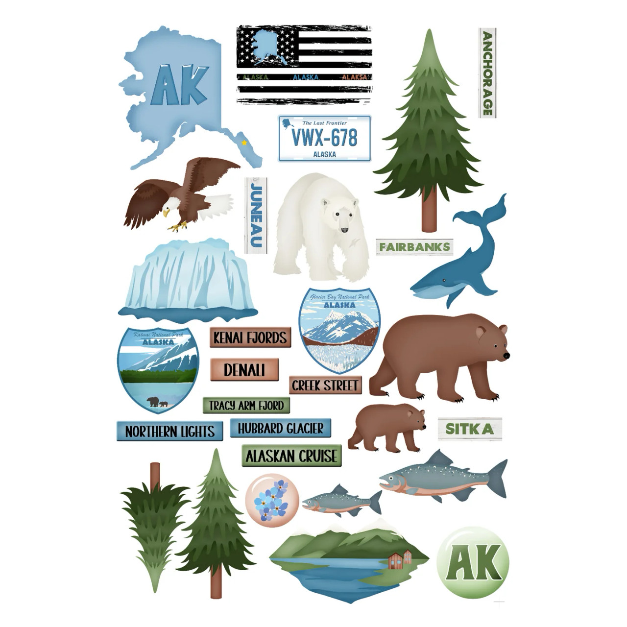 PREORDER - ships April: SSC DESIGNS Alaska Ephemera - Scrapbook Generation