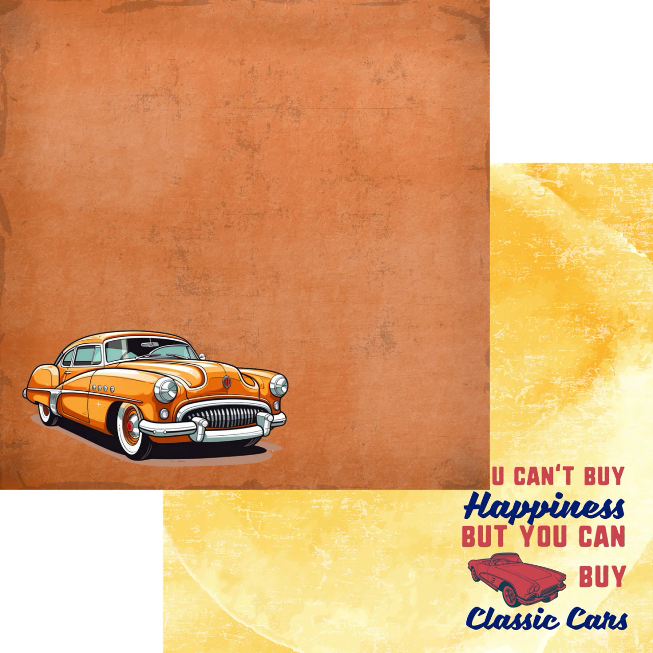 SSC DESIGNS Classic Cars 12x12 Paper: Classic Cars - Scrapbook Generation