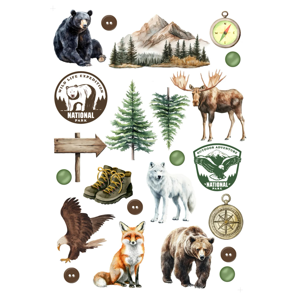 PREORDER - ships April: SSC DESIGNS National Parks Ephemera - Scrapbook ...