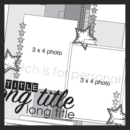 DIGITAL DOWNLOAD: ONE SKETCH - Strips, Stars, and Stitches | One Page ...