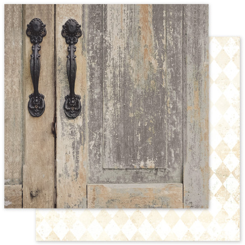 PAPER ROSE Ink & Ivory 12x12 Paper: B - Scrapbook Generation