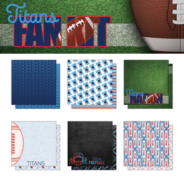 Scrapbook Customs NFL Collection Pack: Titans Fan - Scrapbook Generation