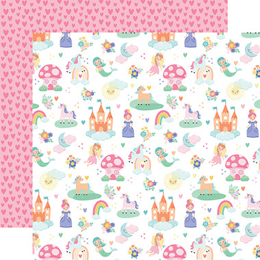 ECHO PARK My Little Girl 12x12 Paper: Imagine Fairy Tales - Scrapbook ...