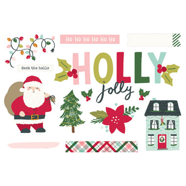 NSD SUPER DEAL: Simple Stories Page Pieces - Holly Jolly - Scrapbook ...