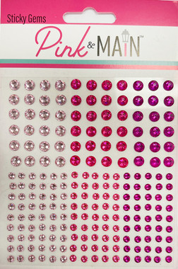 PINK & MAIN Sticky Gems: The Pinks - Scrapbook Generation
