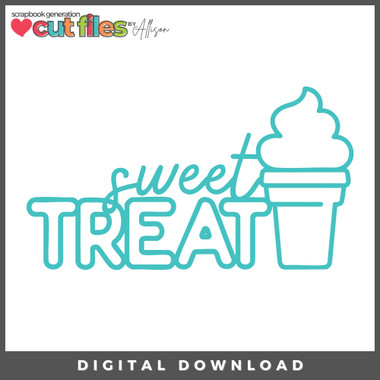 DIGITAL DOWNLOAD: Cut Files by Allison - Sweet Treat - Scrapbook Generation