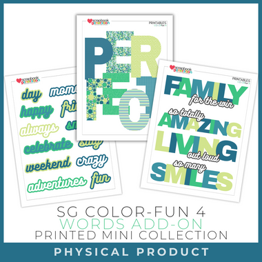 PREORDER - ships November: SCRAPBOOK GENERATION Printed Word Add-Ons ...