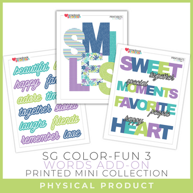 PREORDER - ships November: SCRAPBOOK GENERATION Printed Word Add-Ons ...