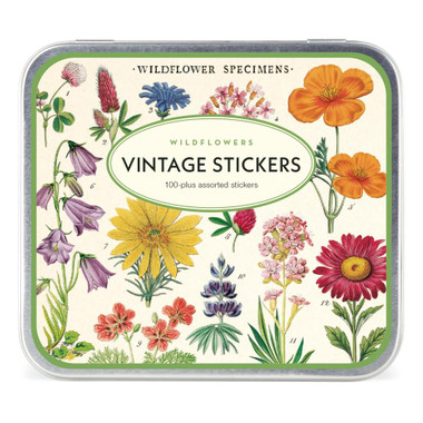 CAVALLINI PAPERS & CO. Vintage Style Sticker Tin: Wildflowers ...