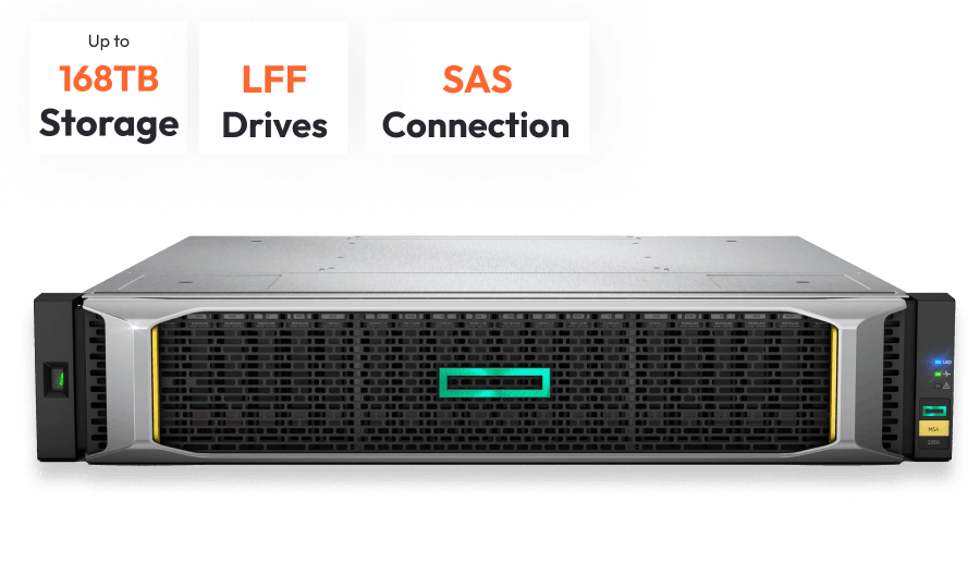 HPE MSA 2050 SAS Dual Controller LFF Storage - Server Builds | HPE ...